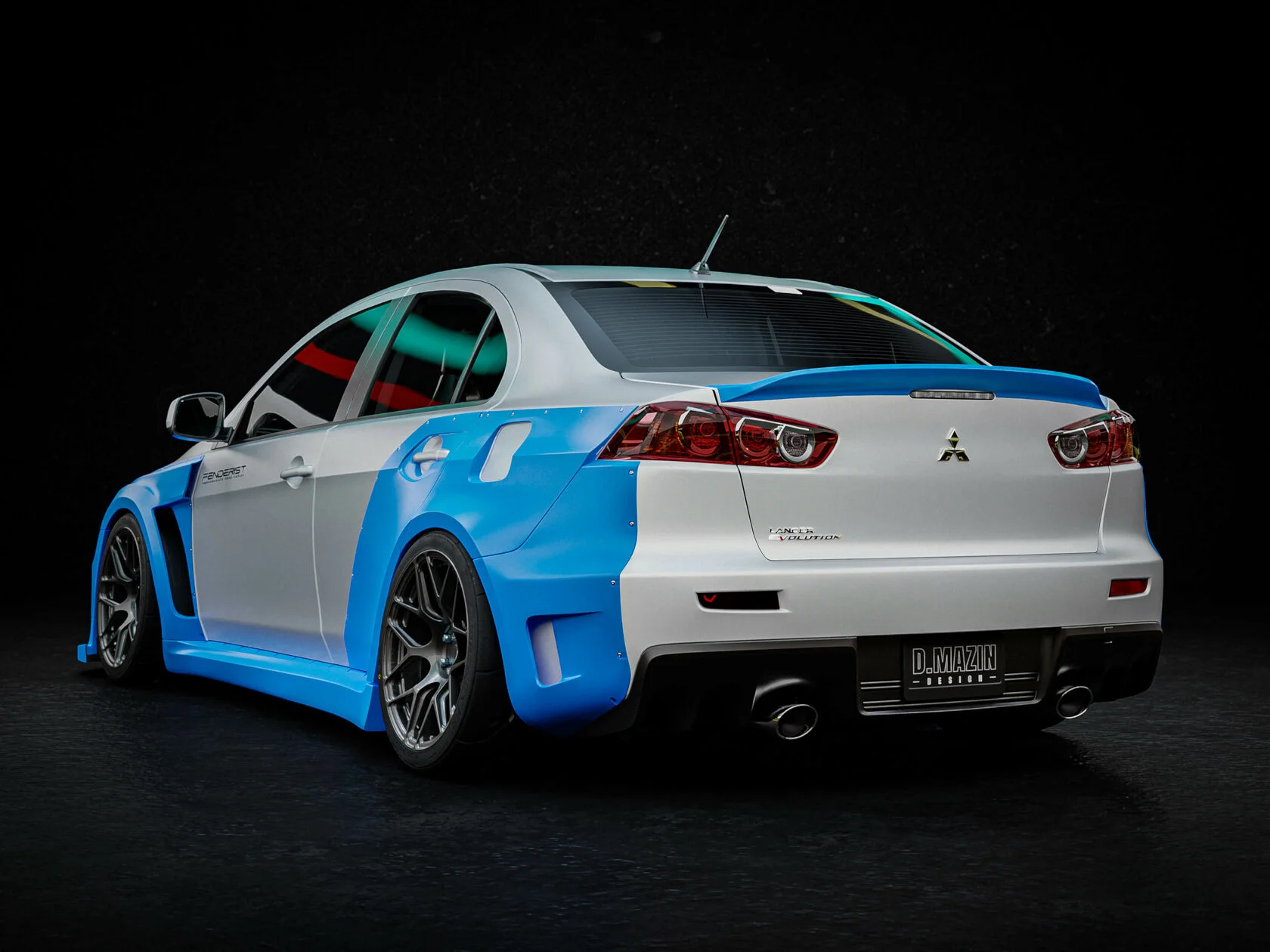 Mitsubishi Lancer Evolution Wide Body Kit Mitsubishi Lancer Evolution