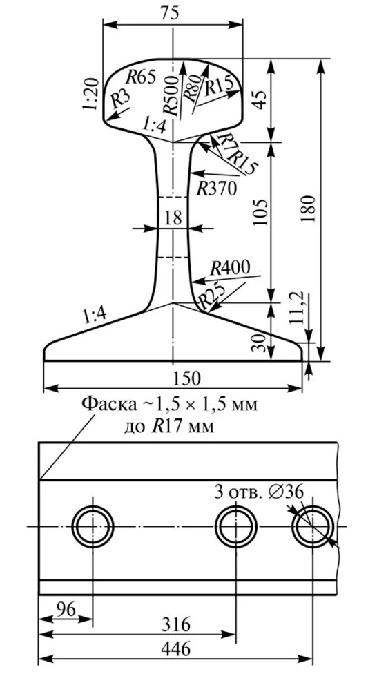Костыль железнодорожный чертеж | Schems.org